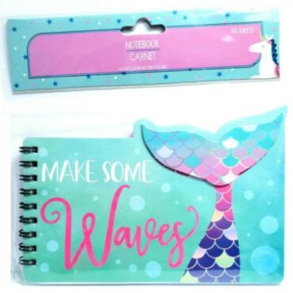 Office | 315 Make Some Waves Mermaid Notebook | Poshmark